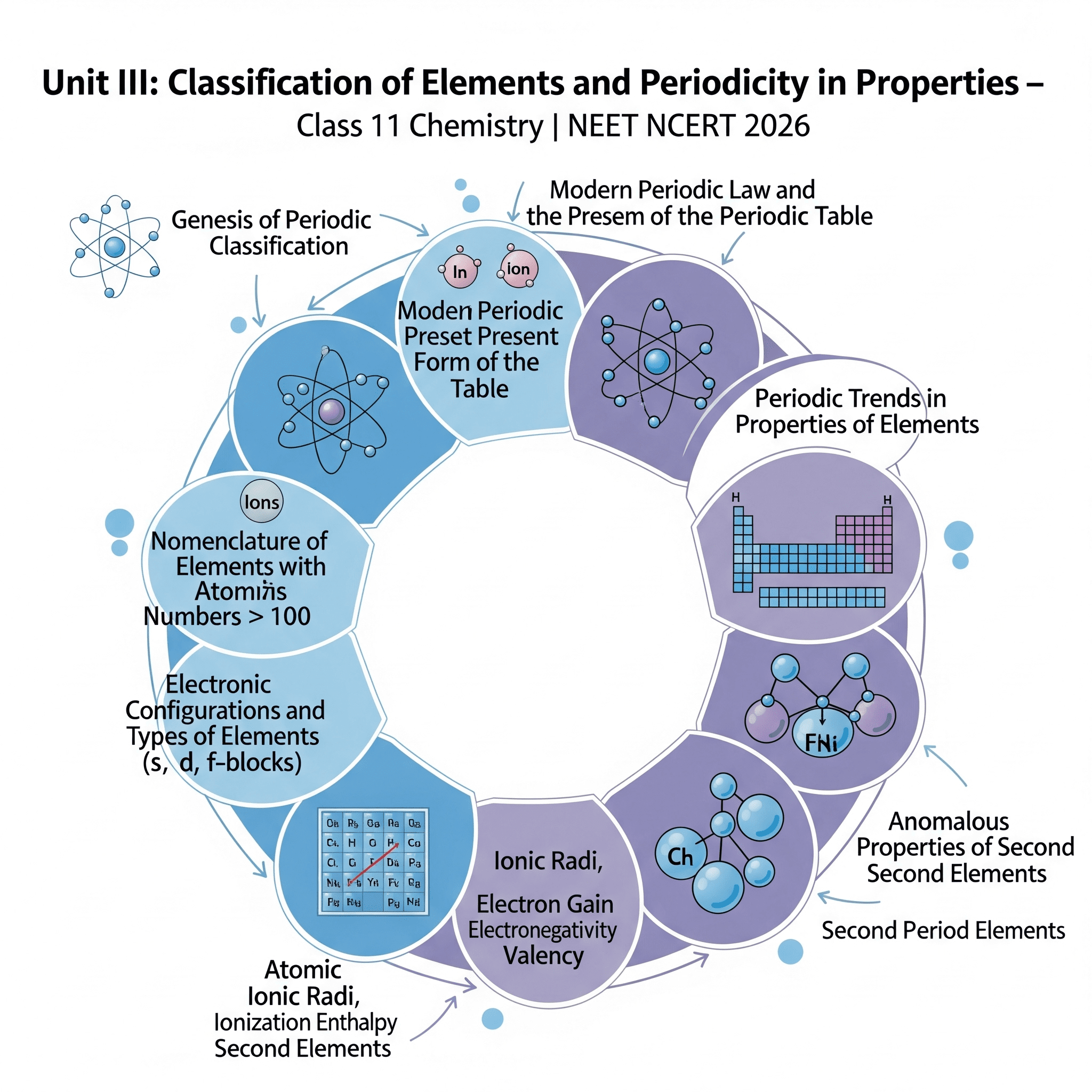 Unit III – [Classification of Elements and Periodicity in Properties ...